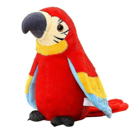 Cute Talking Parrot Toy Record Interactive Plush Toy Repetitive Talking ...