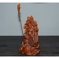 Wooden Statues For Home Decor Figurine Guan Gong Dragon Sculpture ...