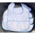 6 pcs Blue Series Cotton Boy Baby Bib Embroidery Kits, 16ct Aida Cloth ...