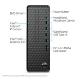 HP Slim Desktop Tower with Intel Celeron Processor, 4GB/1TB, WiFi ...