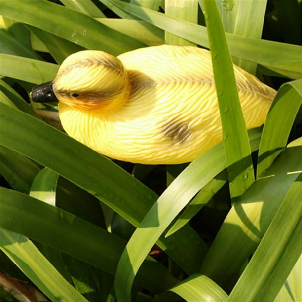 DYNWAVECA Artificial Realistic Floating Yellow Duck Mallard Duck For ...