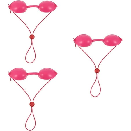 3 pcs Tanning Bed Goggles UV Eye Goggles Flexible Sleep Blindfold ...