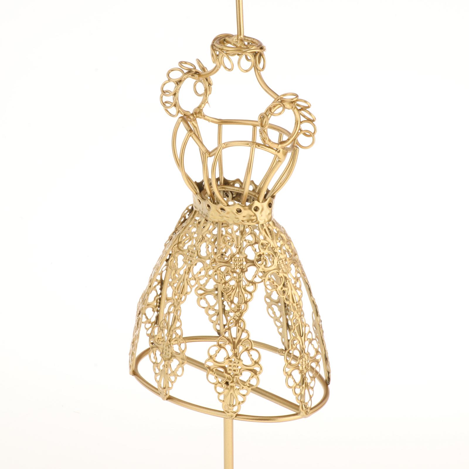 Art & Collectibles Displays Metal Wire Bodice Jewelry Holder Display ...