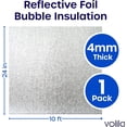 Reflective Window Insulation Foil, Double Side Aluminum Foil Bubble ...