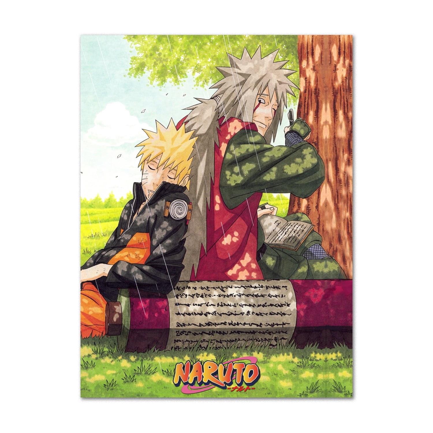 Naruto And Jiraiya Under A Tree