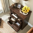 SinCiDo Farmhouse Wooden Furniture, 4 Drawer Vertical Home Dresser ...