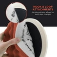 6.5" Red Waffle Heavy Cut Grip Foam Polish Buff Pad - DA Hook & Loop ...