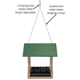 JCs Wildlife Small Hopper Bird Feeder - Tan and Green - Walmart.com