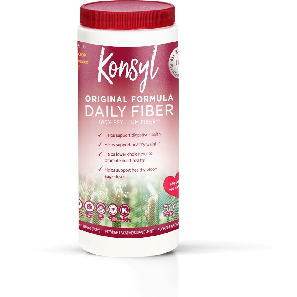 Konsyl Natural Fiber Supplement Laxative Original Sugar Free 300 g ...