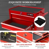 Seizeen Rolling Tool Boxes on Wheels, 5 Drawers Tool Chest Storage Cabinet Metal ...