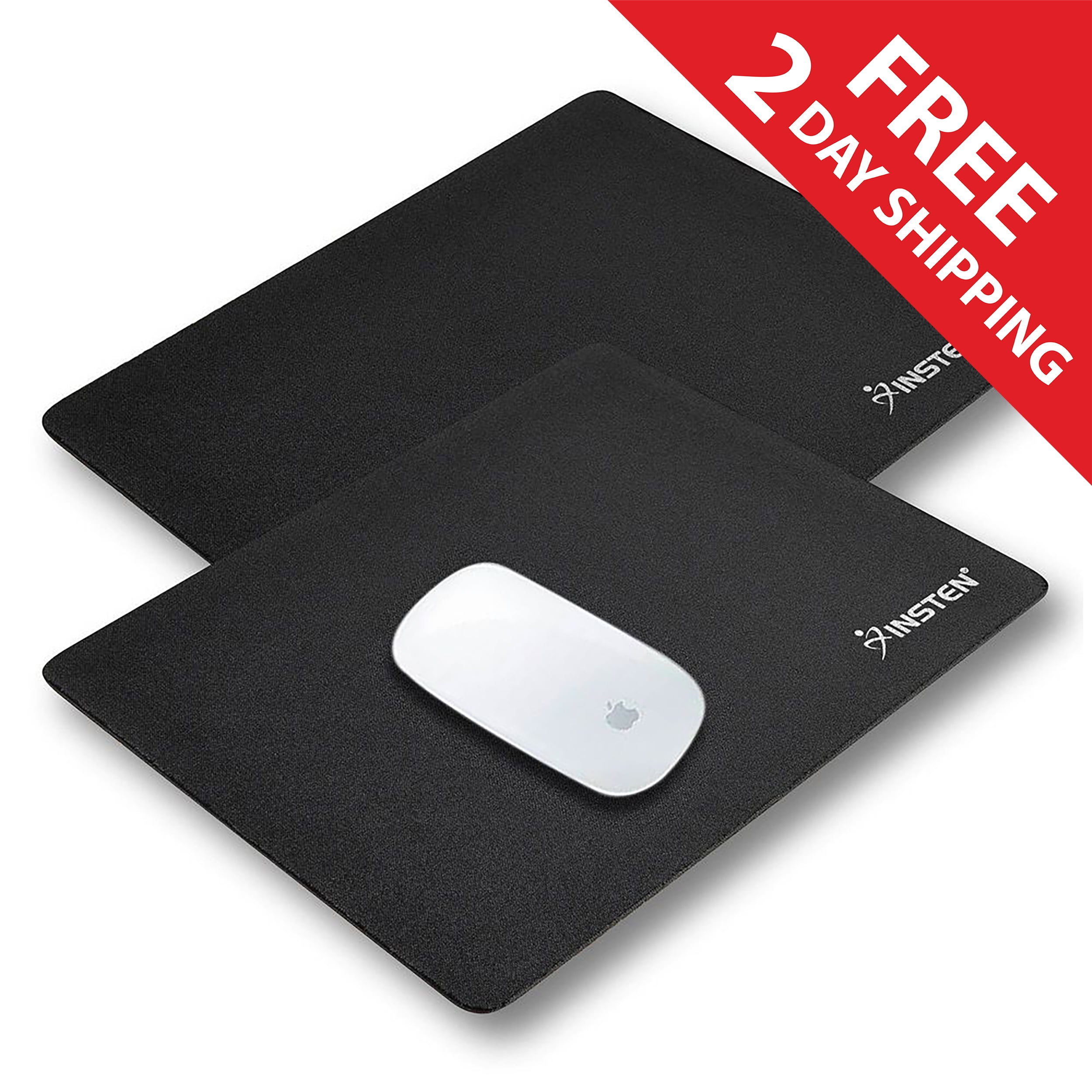Insten 2-Piece Mouse Pad for Laptop Computer Desk Optical/ Trackball ...