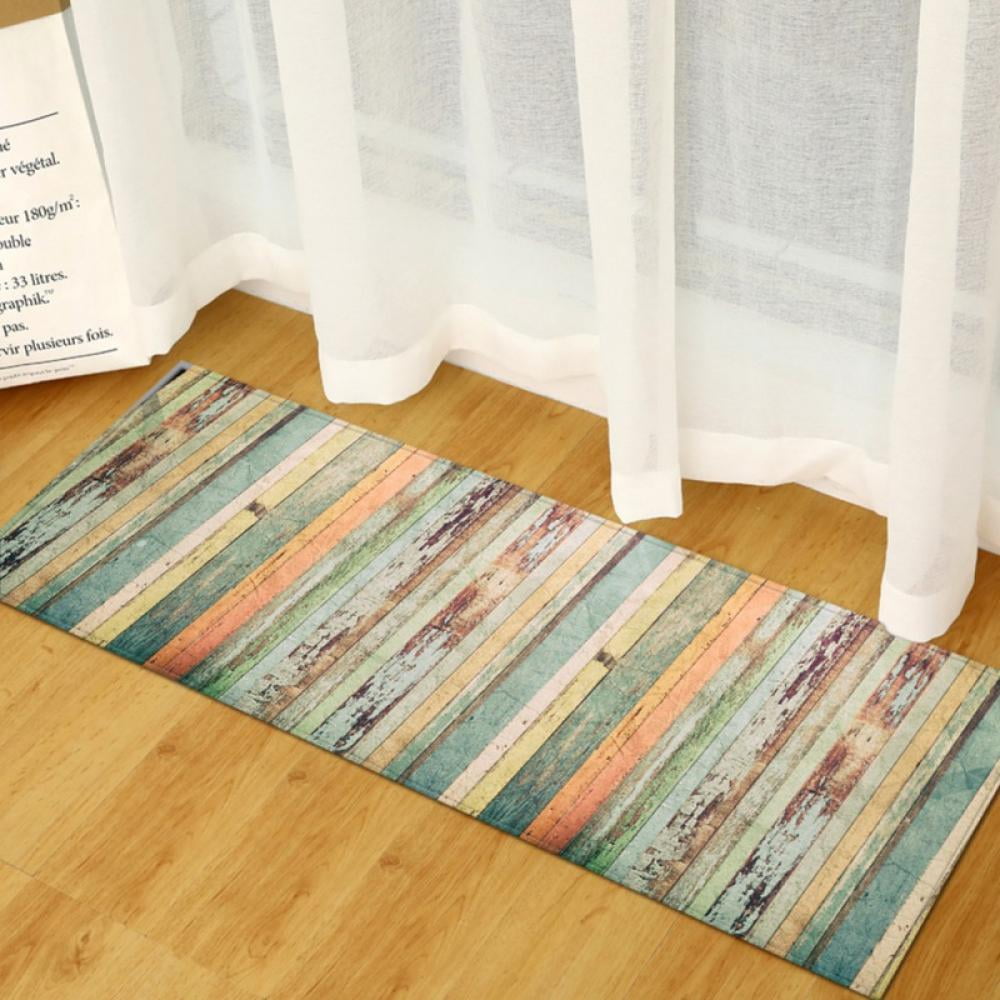 Overfox Kitchen Rugs and Mats Washable Non-Skid Rubber Kitchen Mats for ...