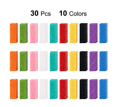 30PCS Cuboid Replacement Pad, Suitable For Cylindrical Stainless Steel ...