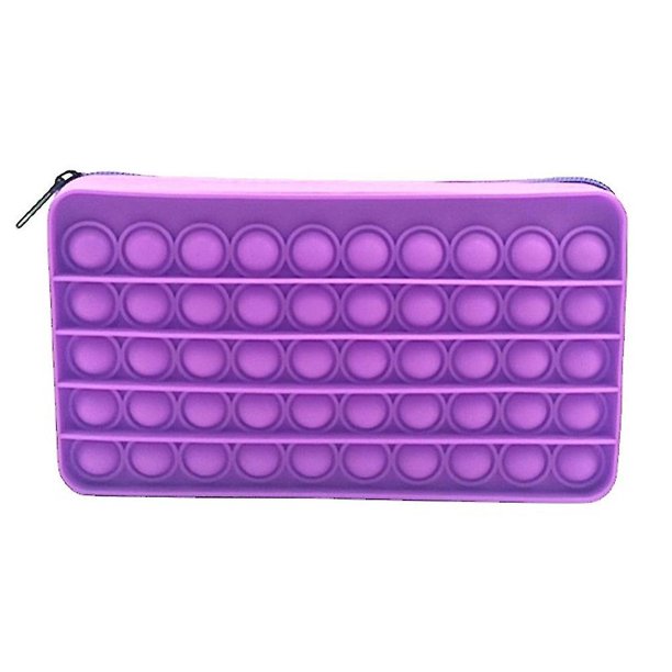 Pop It Bubbles Simple Dimple Stationery Sensory Pencil Case Fidget Toy ...