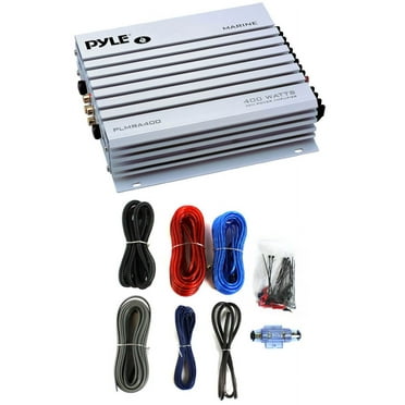 Pyle PLMTR4A 1500W 4 Channel Marine Amplifier, Waterproof Audio Power ...