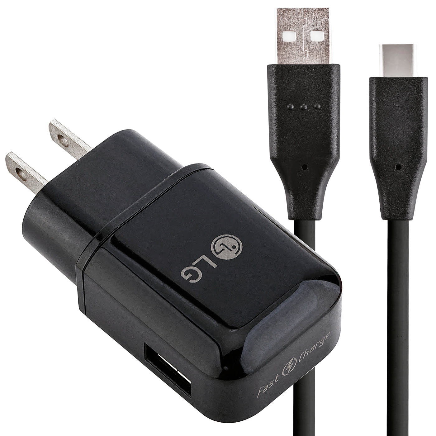Original LG Rapid Charge USB Wall Charger USB-C Fast Charging Cable ...