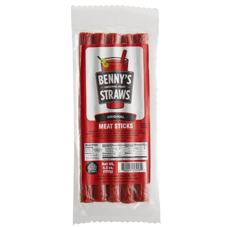 Benny's Original Meat Straws 5-Pack Original Meat Sticks | Walmart Canada