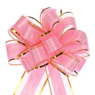 Wrapables Large 5 inch Christmas Pull Bows, Ribbon Bows for Gift Wrapping, Xmas Decorations ...