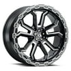 20x9 6x5.5 Wheels Set Of 4) Vision 412 Rocker 20x12 6x135 -51mm Gloss ...