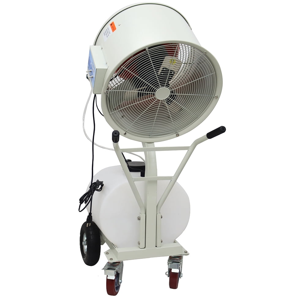 TECHTONGDA Industrial Spray Electric Fan 22.4inch Humidifying Spray Fan ...