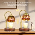 Baroque Tiffany Style Candle Warmer Lamp with 2 Bulbs - Handcrafted ...