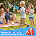 Automatic Bubble Maker Handled Bubbles Machine with Lights for Outdoor ...