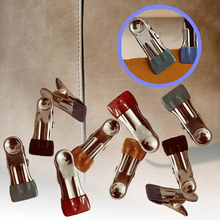 10 Pieces Stainless Steel Sewing Clips No Trace Clip Holder Clamps ...