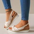 ZAROYEAX New Sandals Large Size Rope Bow Wedge Casual Sandals for Women ... ZAROYEAX New Sandals Large Size Rope Bow Wedge Casual Sandals for Women ...