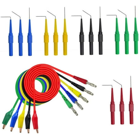 Multimeter Test Lead Kit Back Probe Test Leads Kit Banana Plug ...