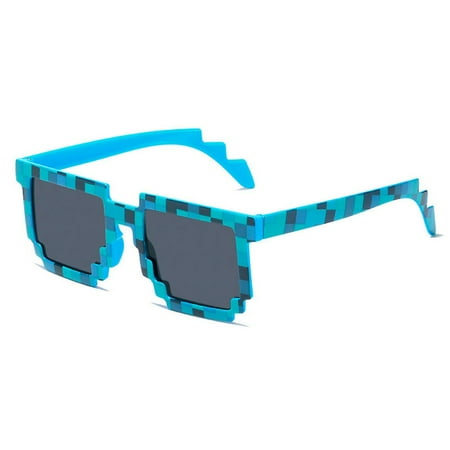 Minecraft Mosaic Glasses Funny Pixel Sunglasses Eyeglasses Party Photo ...