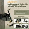 Muddy Tree Ladderstand Installation Hoist Kit w/ 25 Ft Winch Strap for ...