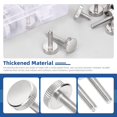 35pcs M6 x 10/12/16/20/25/30/40MM Knurled Round Thumb Screws, Fully ...