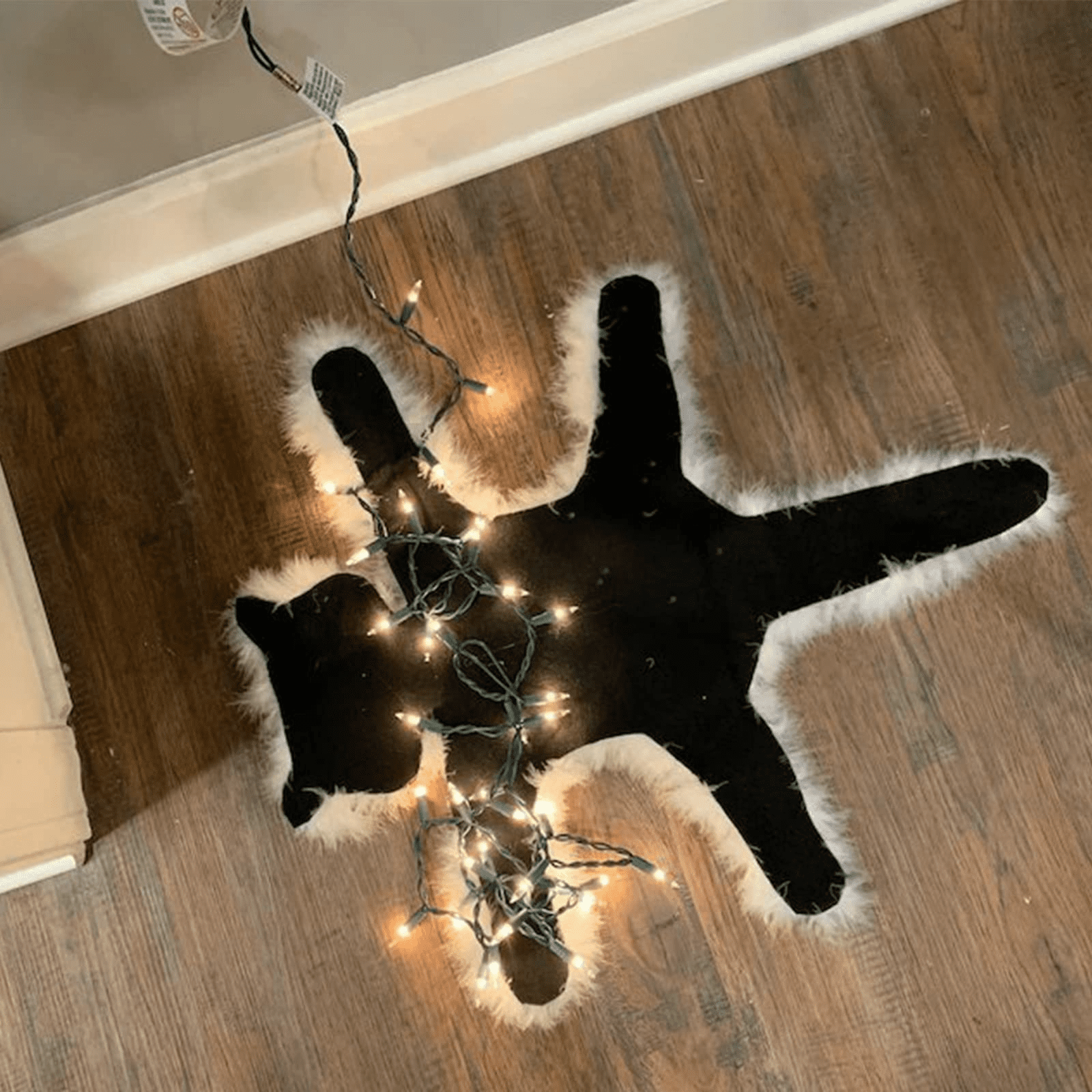 Christmas Vacation Light Up Fried Cat Rug Aunt Bethany’s Fried Cat ...