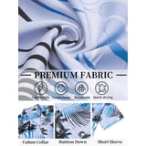 Alimens & Gentle Regular Fit Hawaiian Shirts for Men, Tropical Leaf ...