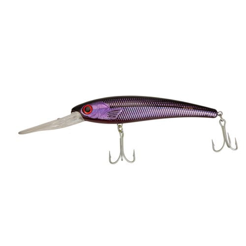 Bomber Certified Depth Fishing Lure Saltwater Min w Purple Crush 8 in 4 oz - Walmart.com