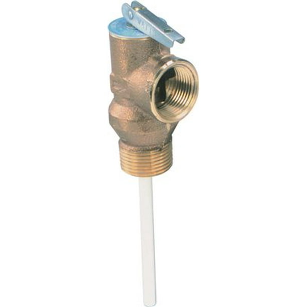 WATTS® 100XL SERIES TEMPERATURE AND PRESSURE RELIEF VALVE WITH 4-IN ...