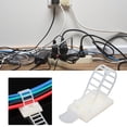100pcs Cable Management clip with Adhesive Backing Nylon Cable Holders ...