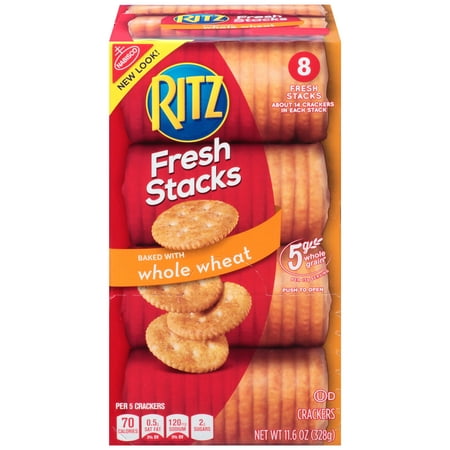 Ritz Whole Wheat Crackers in Fresh Stacks, 11.6 oz - Walmart.com