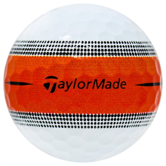 Pre-Owned TaylorMade Tour Response Orange Stripe Golf Balls, Mint ...