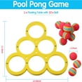 CYFW Pool Game with ScoreCombo Foam Pool Floats with 10 Colorful ...