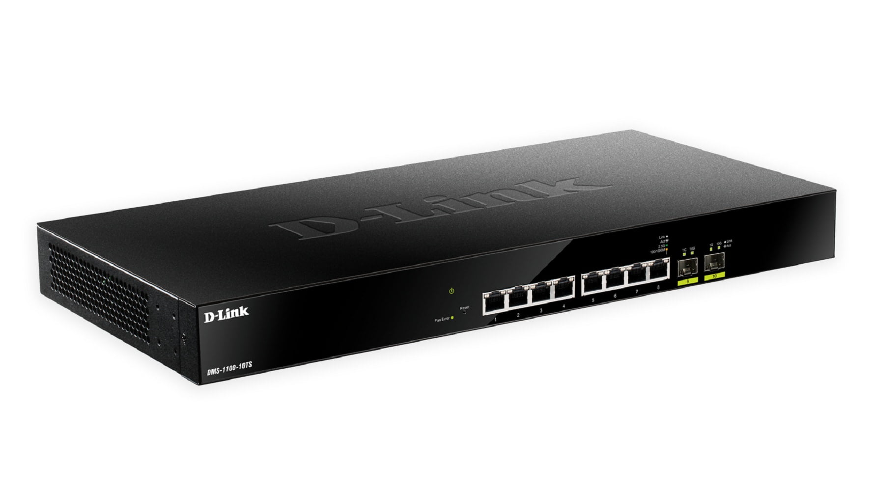 8-Port Multi-Gigabit Ethernet Smart Managed Switch with 2 10GbE SFP+ ...