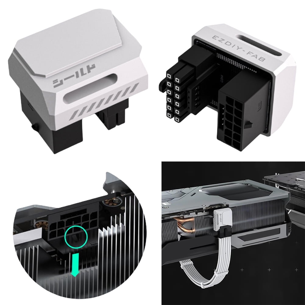 [04-Reverso blanco] Tarjeta gráfica la serie RTX40 Adaptador fuente ...