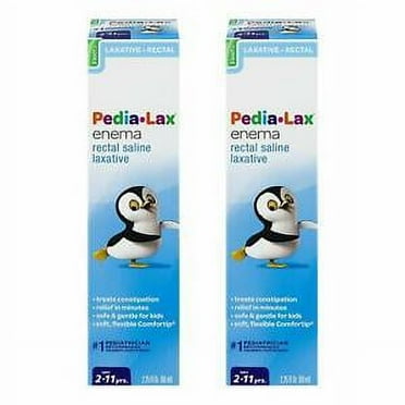 Fleet Pedia-Lax Pediatric Saline Laxative Enema - Ready to Use for Kids ...