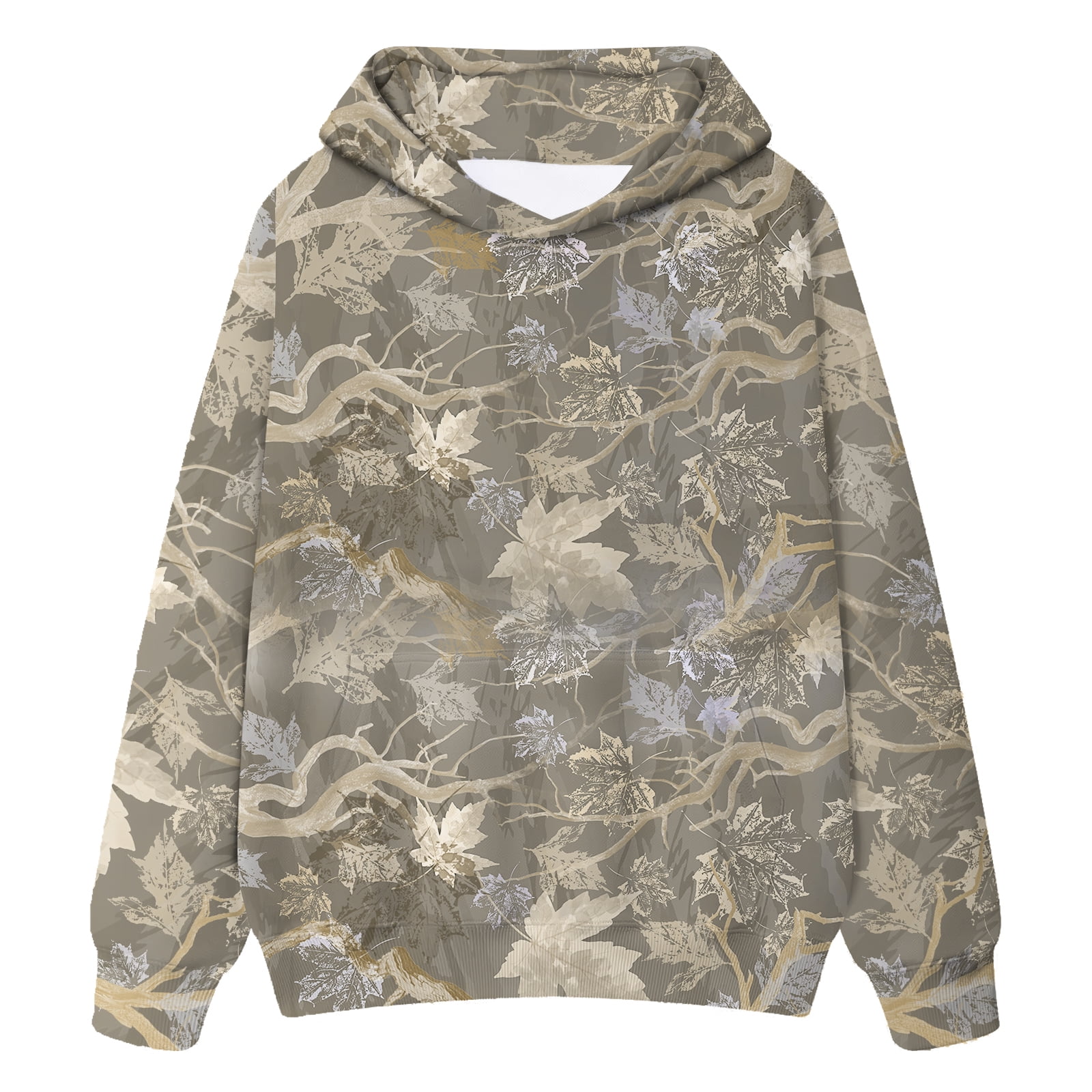 Click here for Phogary Womens Camo Hoodies Maple Leaf Print Overs... prices