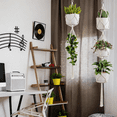 6-Pack Boho Handcrafted Macrame Plant Holder Set, Ivory Hanging Basket ...