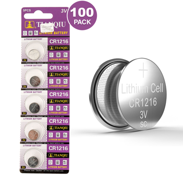 Tianqiu LR43 AG12 386A LR43H 1.5V Alkaline Coin Cell Batteries (10 ...