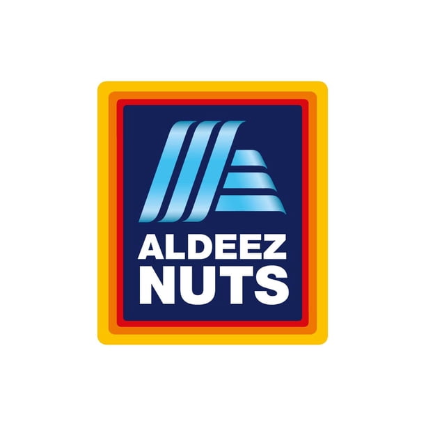 Aldeez Nuts Vinyl Sticker Decal (4" x 3.5") | Peel & Stick | Funny ...