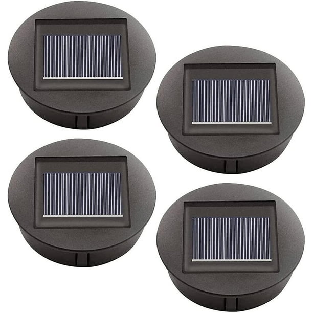 4 Pieces Replacement Solar Lights With Led Bulbs, Solar Top Lights ...