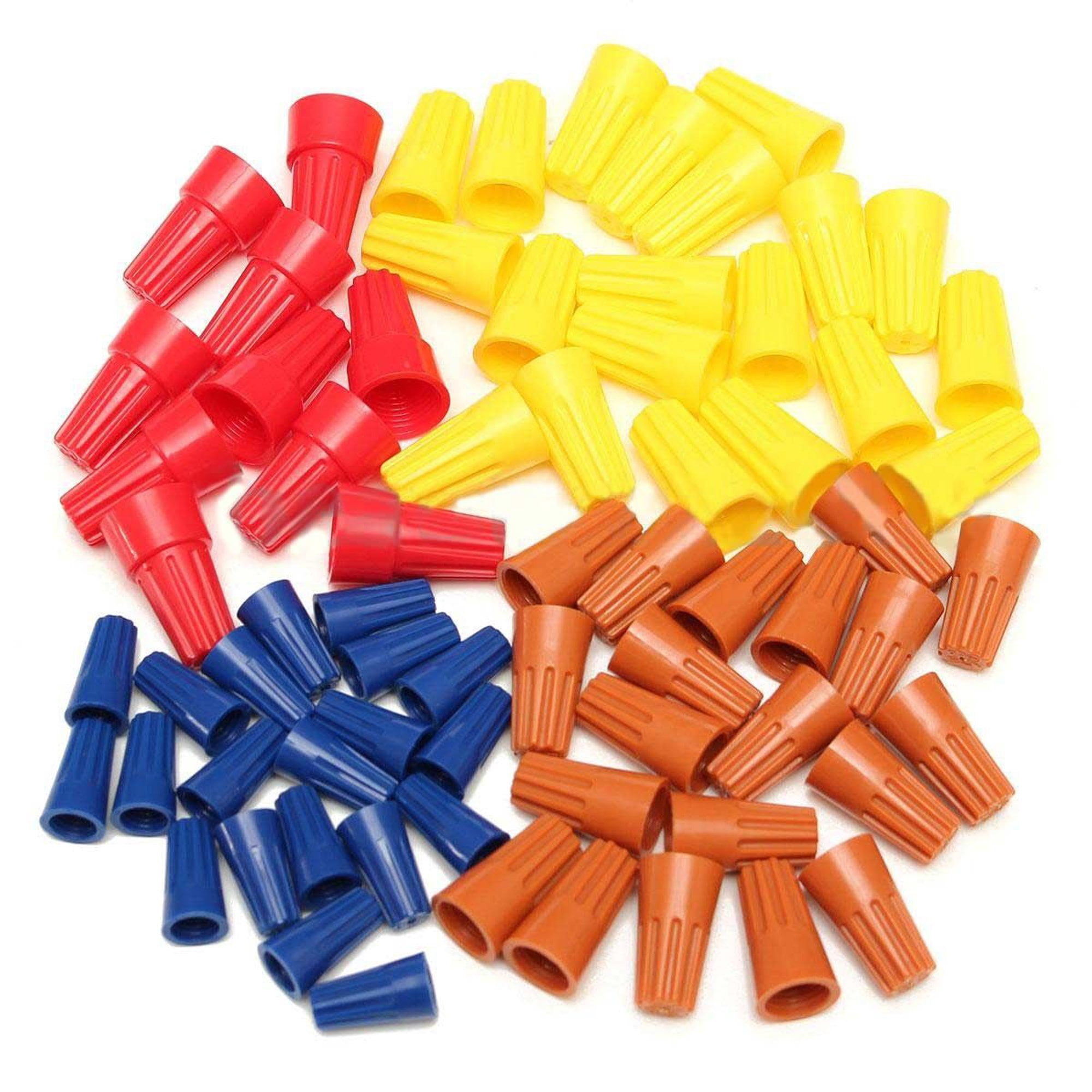 Wideskall Electrical Wire Connectors Screw On Terminal 22 10 AWG Twist Wideskall Electrical Wire Connectors Screw On Terminal 22 10 AWG Twist