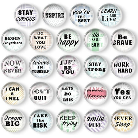 24 Pieces Motivational Magnets Inspirational Quote Fridge Magnets ...